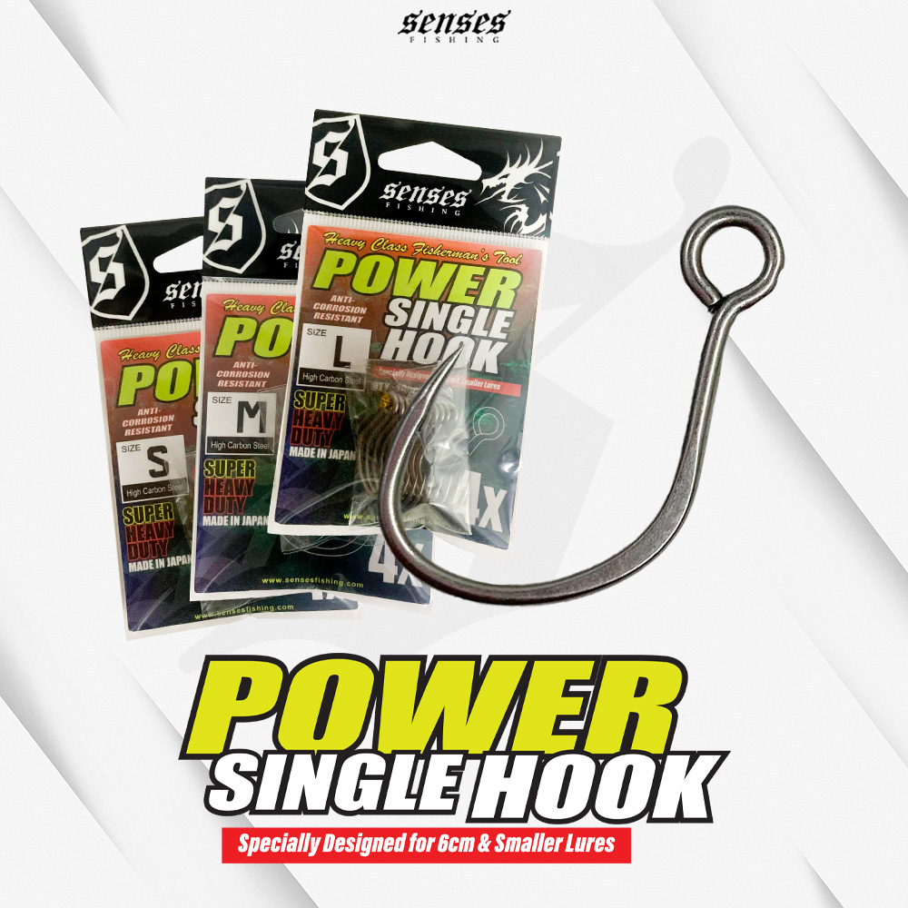 Senses Power Single Hook Heavy Duty | Tackle Supply Malaysia | Fish ...